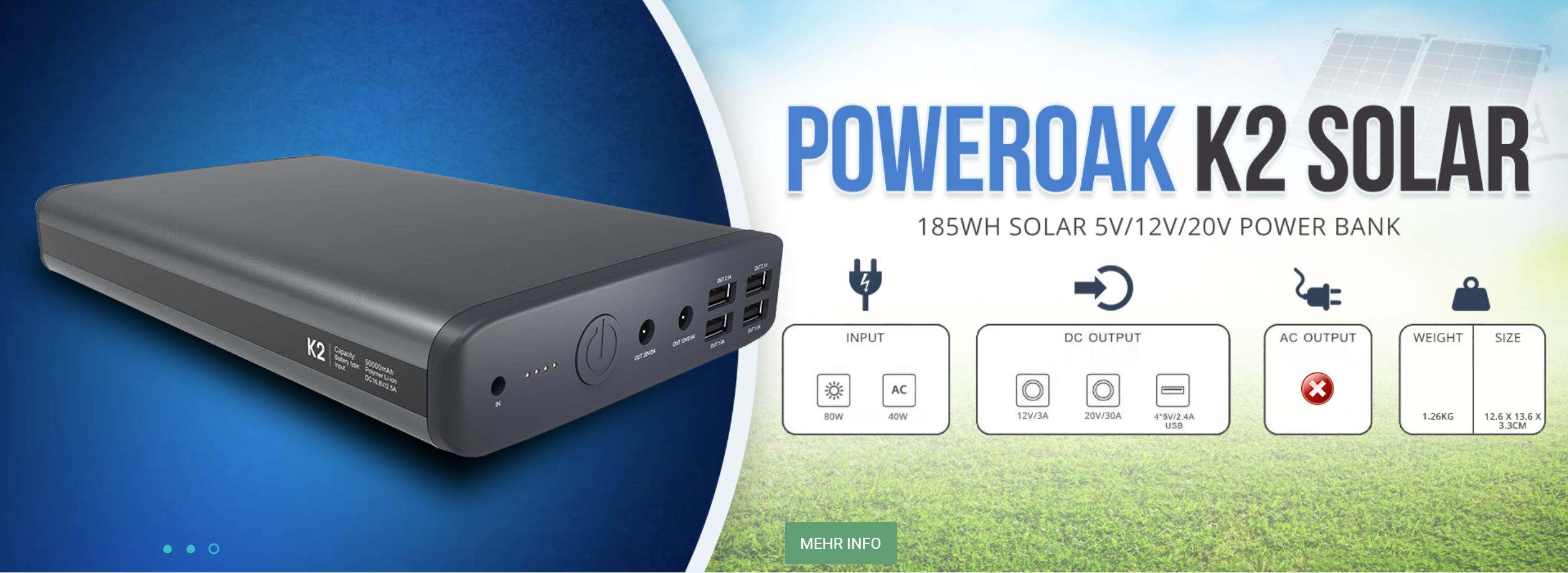 Poweroak - Tragbare Stromversorgung kauft man beim Profi - Mister Gadget