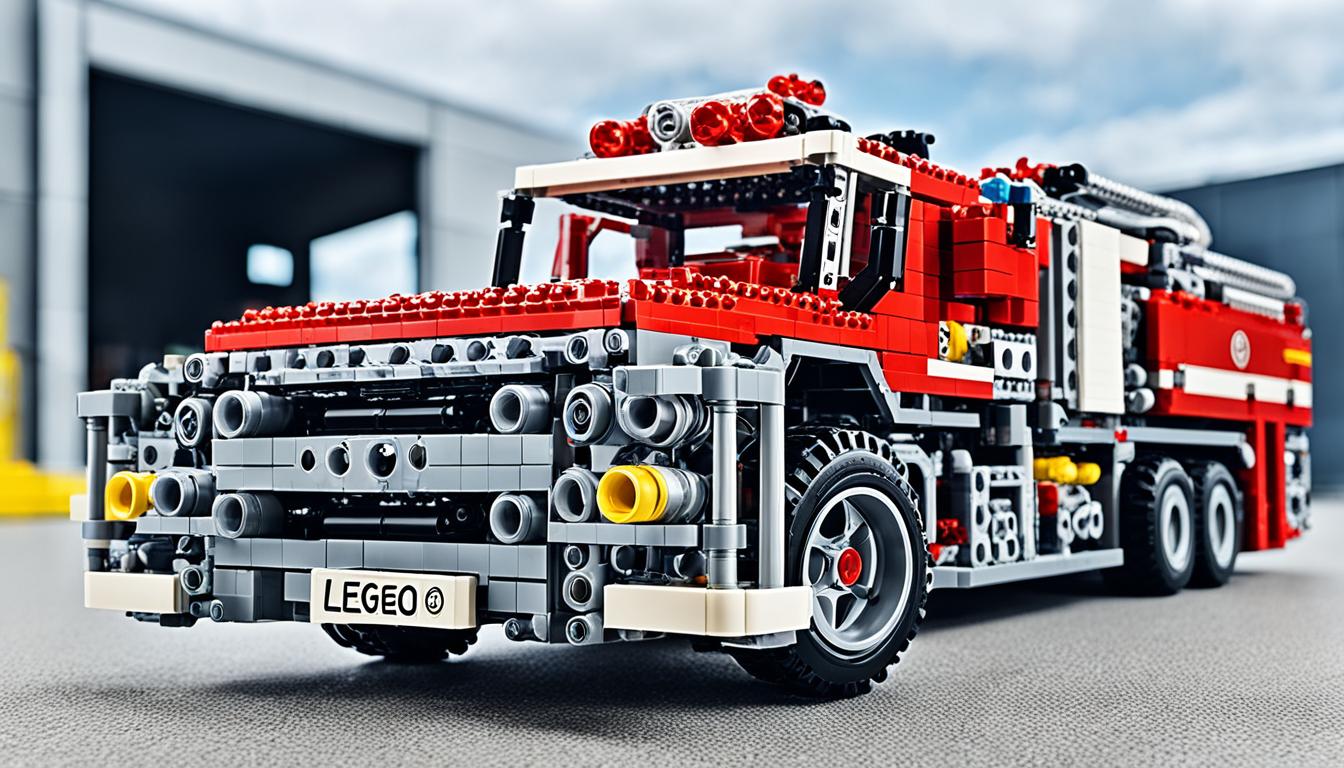 Lego Technic Großer Flughafen-Feuerwehrwagen Bausatz